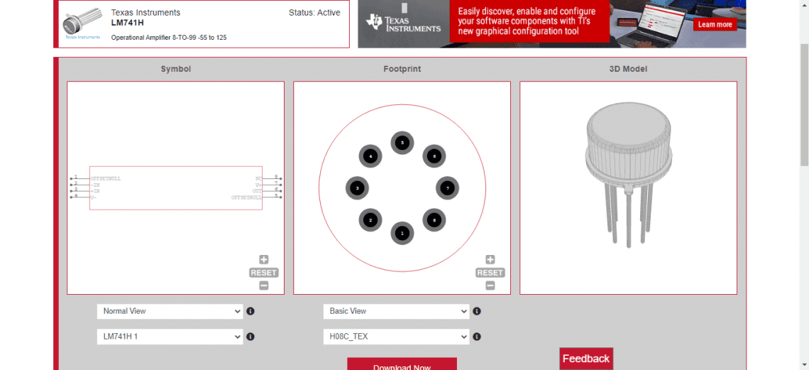 LM741 Datasheet: Explanation and Analysis - Free Online PCB CAD Library