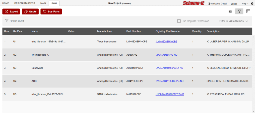 Digi-Key Scheme-It: Online Schematic and Block Diagram Tool - Free ...