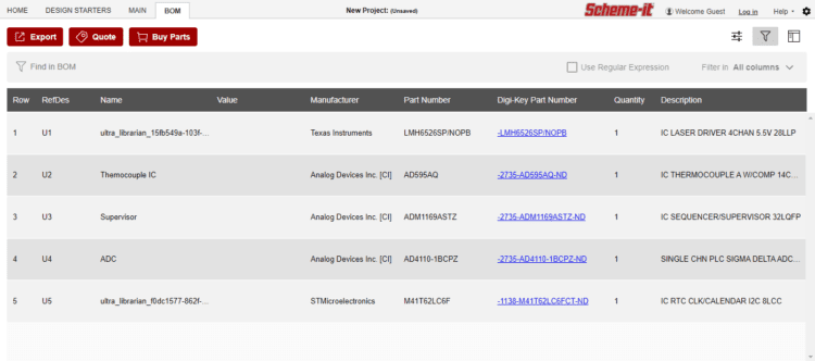 Digi-Key Scheme-It: Online Schematic and Block Diagram Tool - Free ...