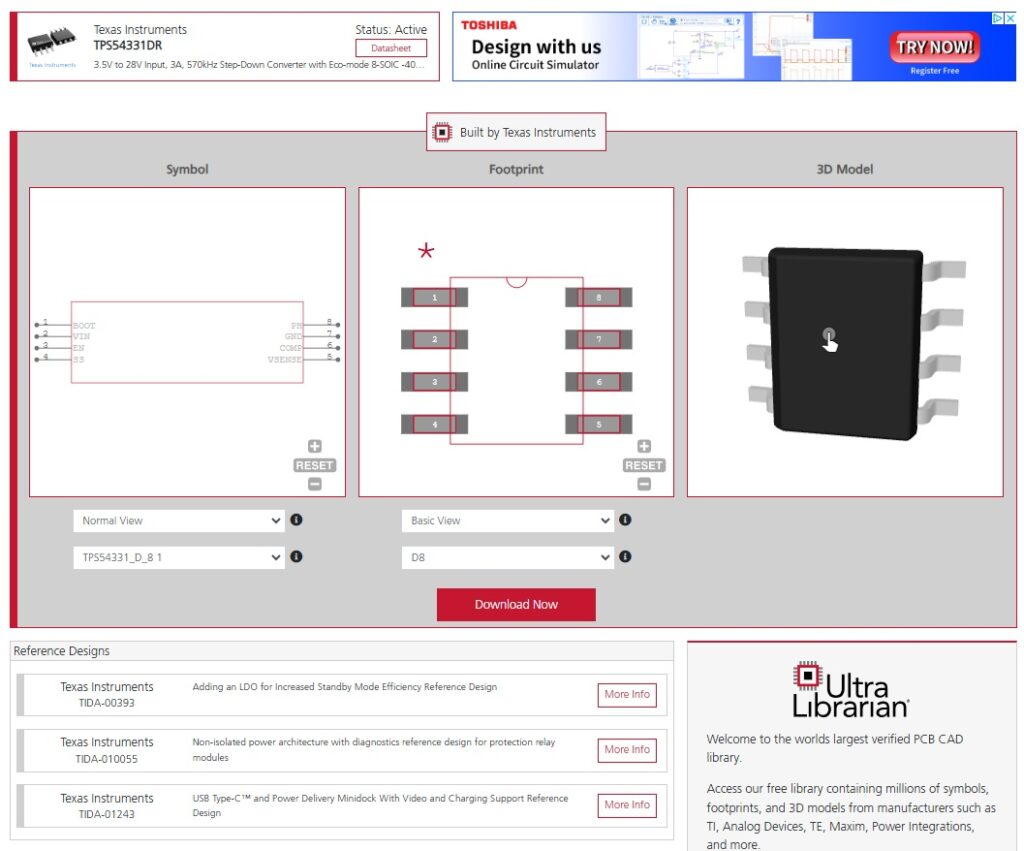 TPS54331DR Datasheet: Details and Design Tips - Free Online PCB CAD Library